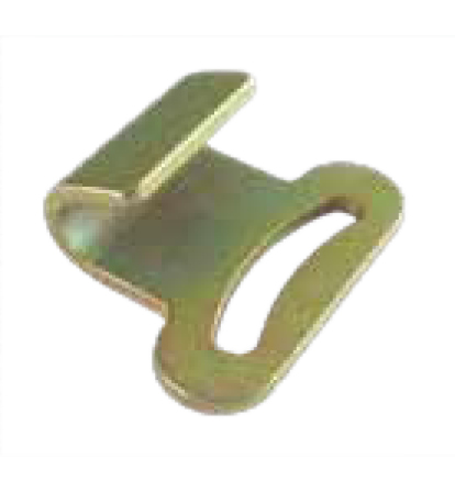 BS 350KG/770LBS 1 inch Zinc Plated Metal Flat Hook, 1" Metal Flat Hooks ...