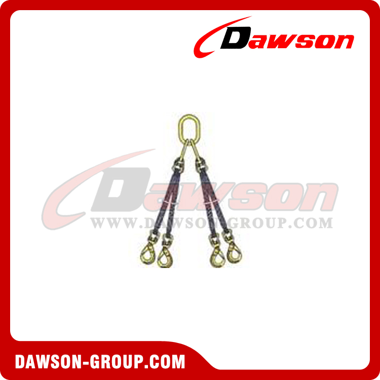 Synthetic Multi-Leg Bridle Lifting Sling 4-LEG - Synthetic Bridle ...