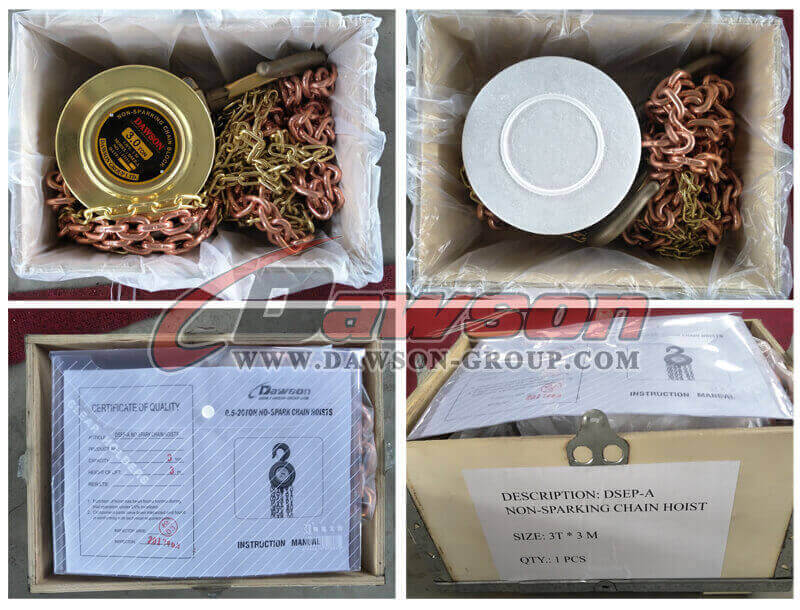 0.5T 1T 1.5T 2T 3T 5T 10T 15T 20T 30T Spark Proof Chain Hoist ...