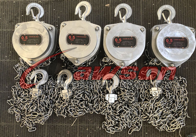 DS-ST-C Stainless Steel Chain Hoist, SS Chain Block, Manual Chain Hoist ...