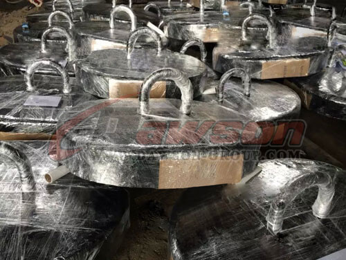 Black Paint Steel Sinker for Offshore Platform, Concrete Sinkers for ...
