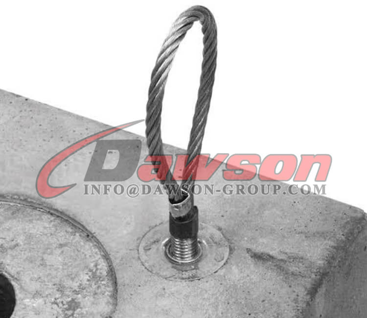 Lifting Ring Clutch, Lifting Clutch System, Galvanized Steel Wire Rope ...