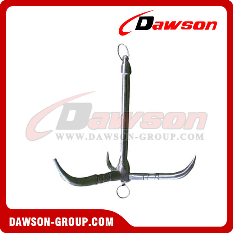 Stainless Steel Three Flukes Grapnel Folding Anchor / SS Three Claws ...