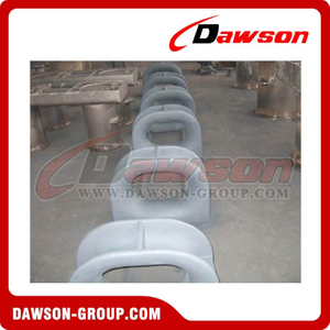 DIN 81915 Deck Mounted Panama Chock Type C, ship chock, cast closed ...