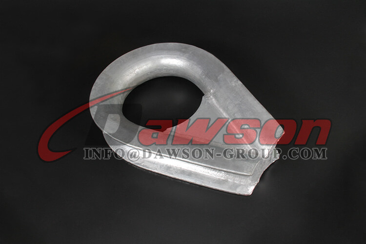 Galvanized Manila Rope Thimble, Hawser Thimbles Suitable for Fiber Rope ...