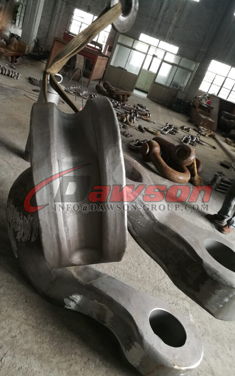 Large WLL Shackle with Circular Cross-Section, Alloy Steel Heavy Duty ...