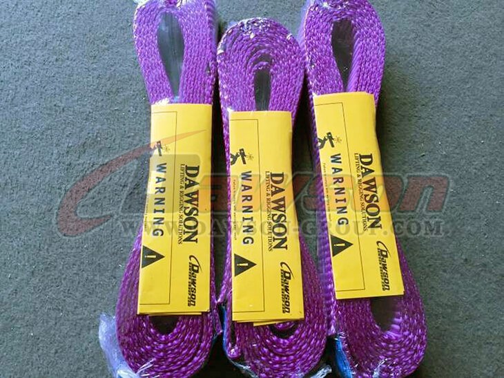 WLL 1 Ton Polyester Webbing Slings, 1000kg Webbing Sling, Flat Web ...