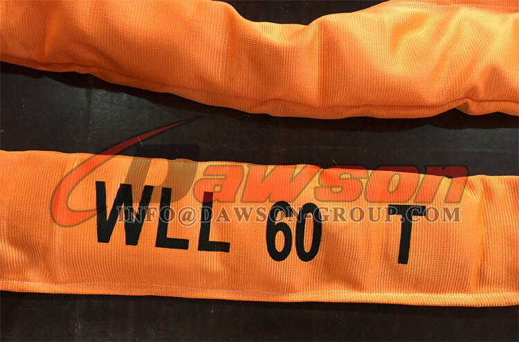 WLL 50T 50000kg Polyester Round Slings, Heavy Duty Endless Round ...