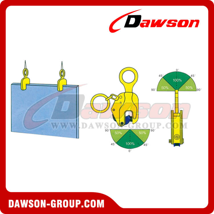 Vertical Plate Clamp with Safety Lock Device, Standard Plate Lifting ...