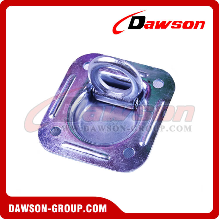 BS 6000lbs/2725kg Carbon Steel Zinc Plated Truck Tie Down Lashing Ring ...
