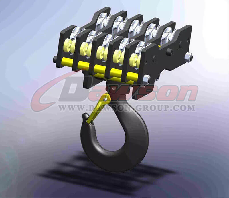 1T 2T 3T 5T 10T Low Level Hand Chain Hoist Trolley, 1000kg 2000kg ...