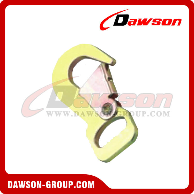 BS 1500KG / 3300LBS Flat Snap Hook, 25mm Metal Flat Snap Hooks - Dawson ...