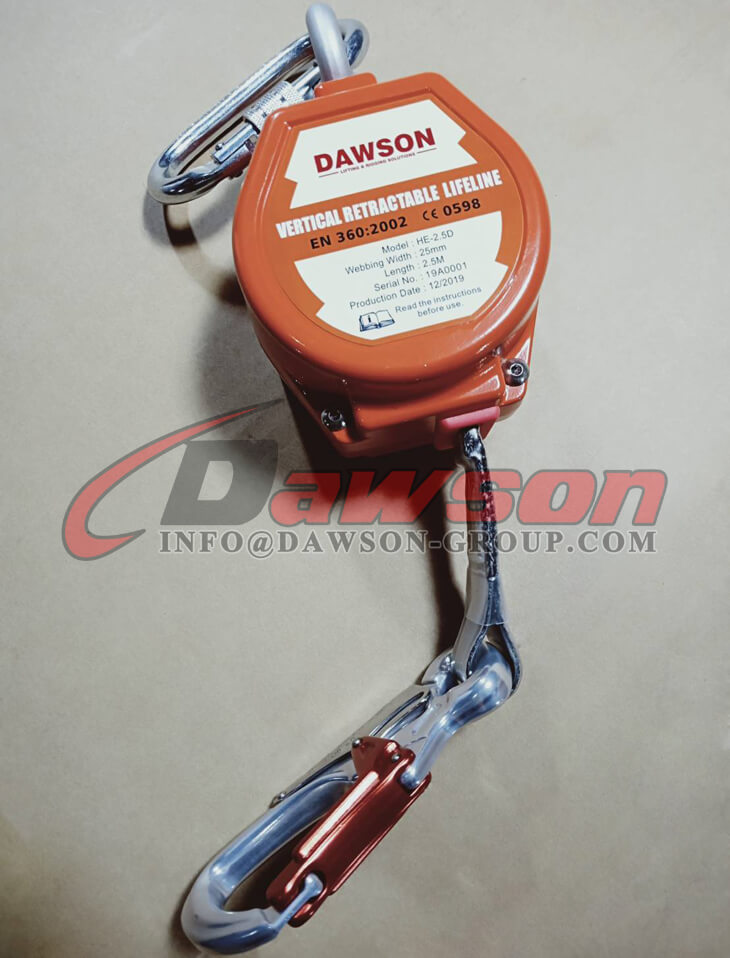 Galvanized Wire Safety Self Retractable Lifeline - China Manufacturer ...