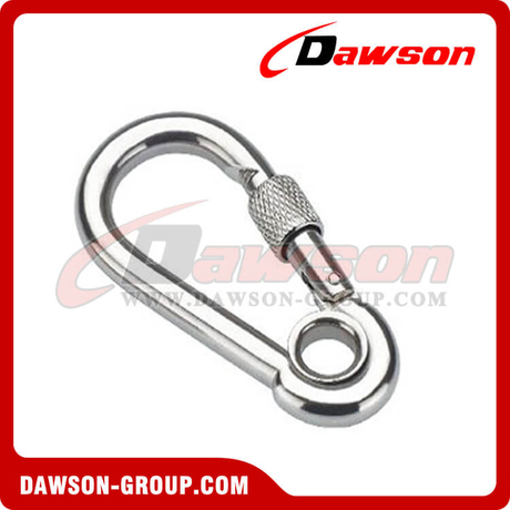 Electric Galvanized Snap Hook With Eyelet and Screw with Zinc Plated ...