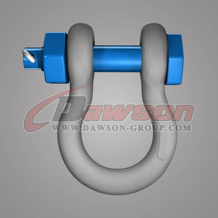 Dawson Brand Hot Dip Galvanized US Type DG2130 Bow Shackle with Safety ...