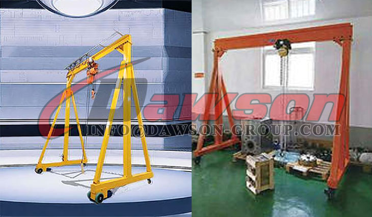 DS-PT4 Rail Mounted Electric Gantry Crane, Orbital Type Electric Steel ...