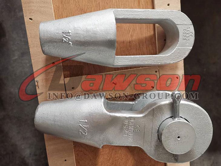 High Tensile Steel Closed Spelter Sockets DG-417 for Steel Wire Rope ...