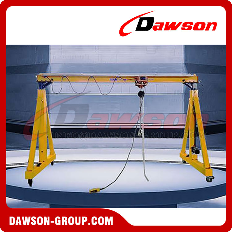 DS-PT2-4 Electric Lifting Gantry Crane, Height Adjustable Steel Gantry ...