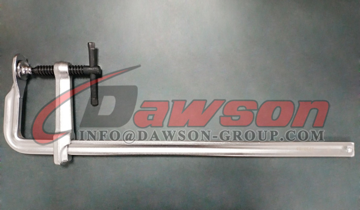 DSTDF04 Drop Forged F Clamp with PVC Grip, Chrome Plated, Adjusted ...