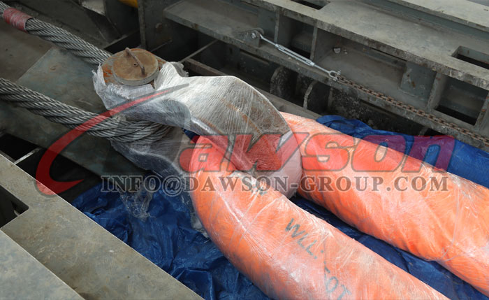 WLL 100T Polyester Round Slings,100Ton Heavy Duty Round Lifting Slings ...