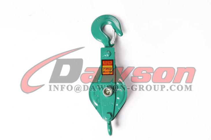 Open Type Pulley Block Single Sheave With Hook, snatch block, single ...