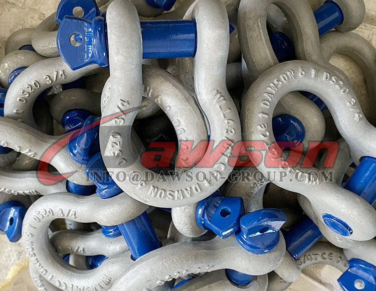 DAWSON Brand US Type Chain Shackles, Drop Forged Steel Anchor Shackle ...