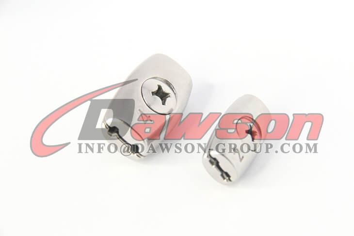Zinc Plated Egg Shaped Wire Rope Clip, Electric Galvanized Steel Oval ...