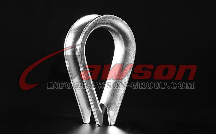 Galvanized Wire Rope Thimble DIN 6899 Type B, Superior Mild Steel Wire ...
