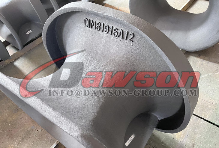 DIN 81915 Bulwark Mounted Panama Chock Type A, DIN Standard Cast Steel ...