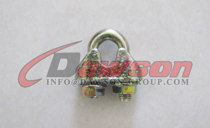 Din 1142 Galv. Malleable Cast Wire Rope Clip, Galvanized Heavy Duty ...