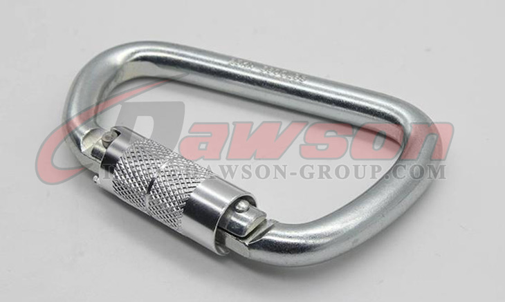 DSJ-1038 Full Body Safety Harness Steel Carabiner, D-shape Offset Steel ...