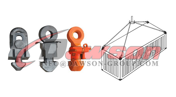 DAWSON US Standard Ring Type Container Lock Head Top Bottom Side ...