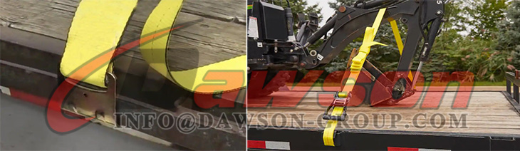 BS 1500KG/3300LBS 2 inch Stainless Steel Flat Hook for Webbing, 2" SS ...