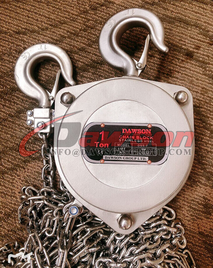 0.5T 1T 2T 3T 5T 7.5T 10T 15T Totally Enclosed Stainless Steel Chain ...