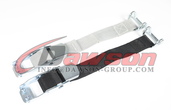 BS EN12195-2 45MM LC 350daN Black Gray Overcenter Buckle Straps with ...