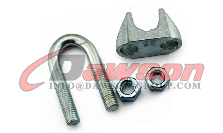Din 741 Galv. Malleable Casting Wire Rope Clip, Cast Steel Galvanized ...