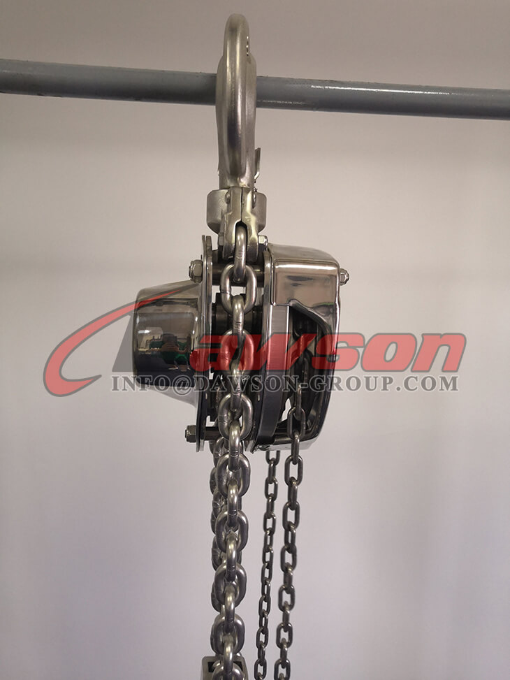 DS-ST-C Stainless Steel Chain Hoist, SS Chain Block, Manual Chain Hoist ...