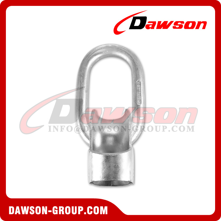 Hot Dip Galvanized Fiber Rope Thimble K3-B with Ear & Master Link for ...