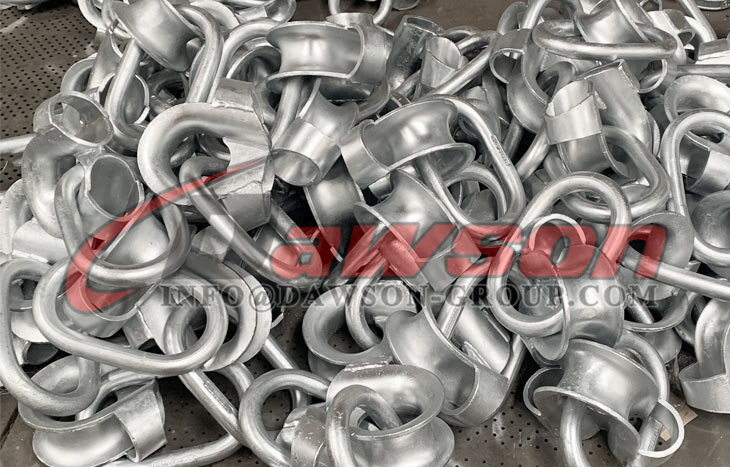 Hot Dip Galvanized Fiber Rope Thimble K3-B with Ear & Master Link for ...