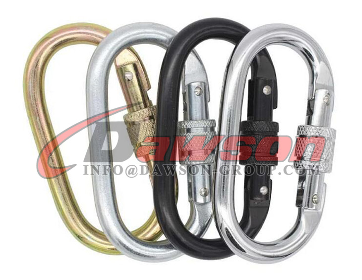 DSJ-1019 High Quality Steel Carabiner For Climbing Fall Protection ...