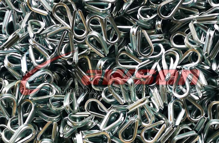Galvanized Round Rope Thimble, Hawser Thimbles Suitable for Fiber Rope ...