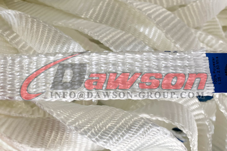 Polyester One Way Slings for Lifting, Crane Lifting Slings, Disposable ...