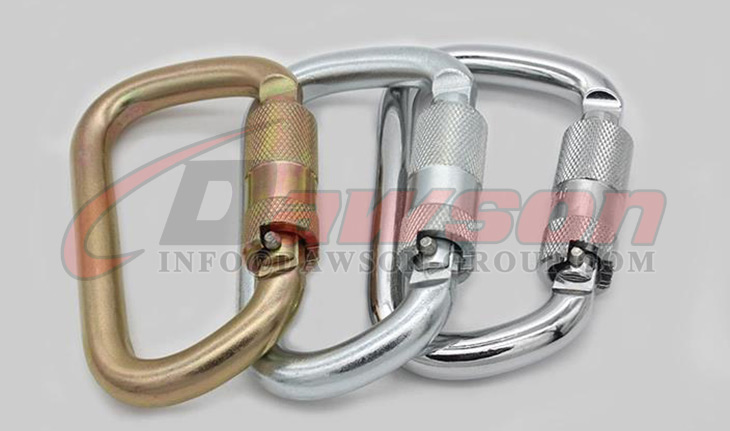 DSJ-A1304N High Quality Colorful Aluminum Alloy Locking Carabiner, 12Kn ...