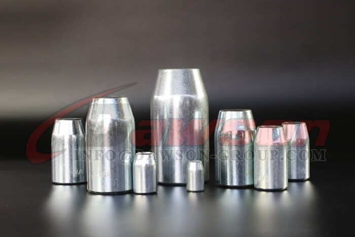 EN 13411 Wire Rope Aluminum Ferrules Form C with Inspection Hole ...