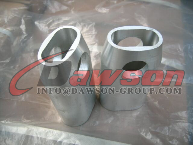 EN 13411 Wire Rope Aluminum Ferrules Form C with Inspection Hole ...