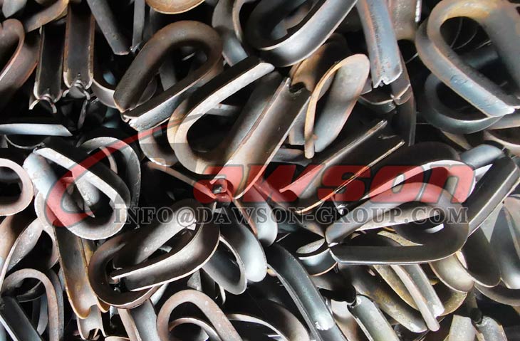 Hot Dip Galvanized Fiber Rope Thimble K3-B with Ear & Master Link for ...