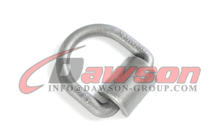 5/8'' MBS 18000LBS Drop Forged Weld on D Ring with Wrap Pad For Lashing ...