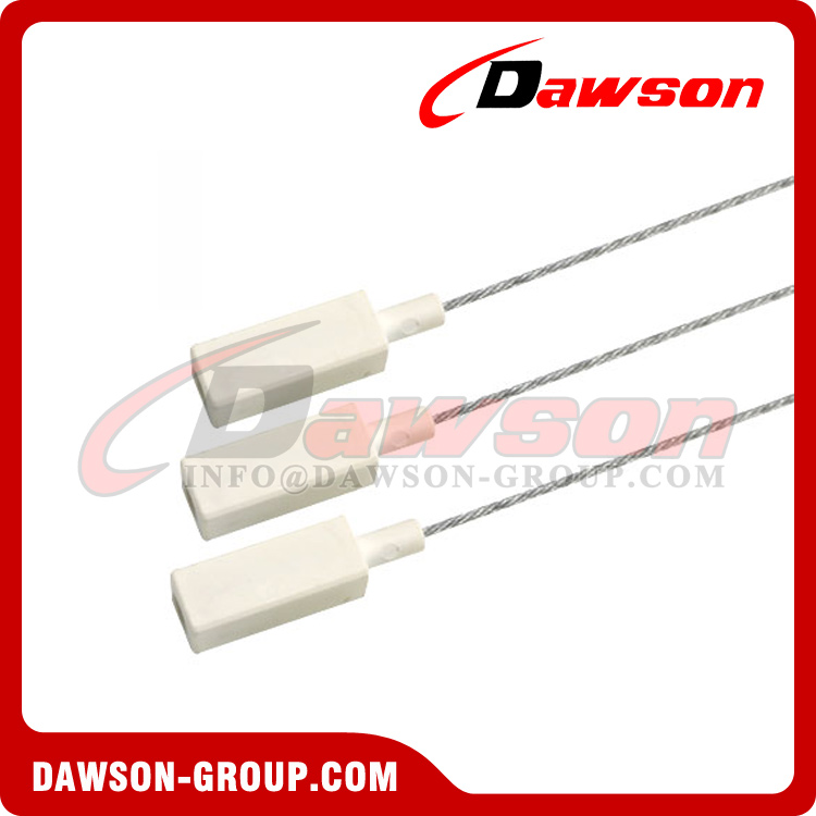 DS-BCC108 Laser Marking Steel Security Cable Wire Seals Lock Numbered ...