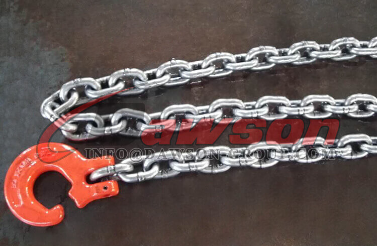 Grade 80 D-Shape Forestry Chain, G80 Welded Forestry Link Chain, Grade ...
