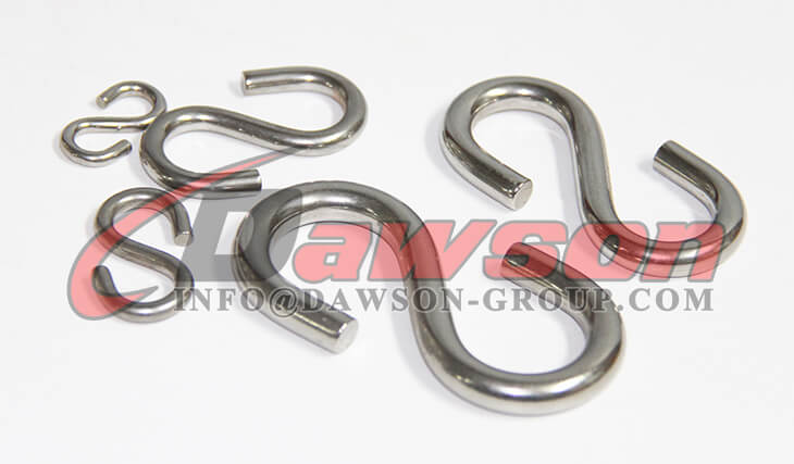 Stainless Steel Long Arm S Hook, AISI316 Long Arm S Hook - Dawson Group ...
